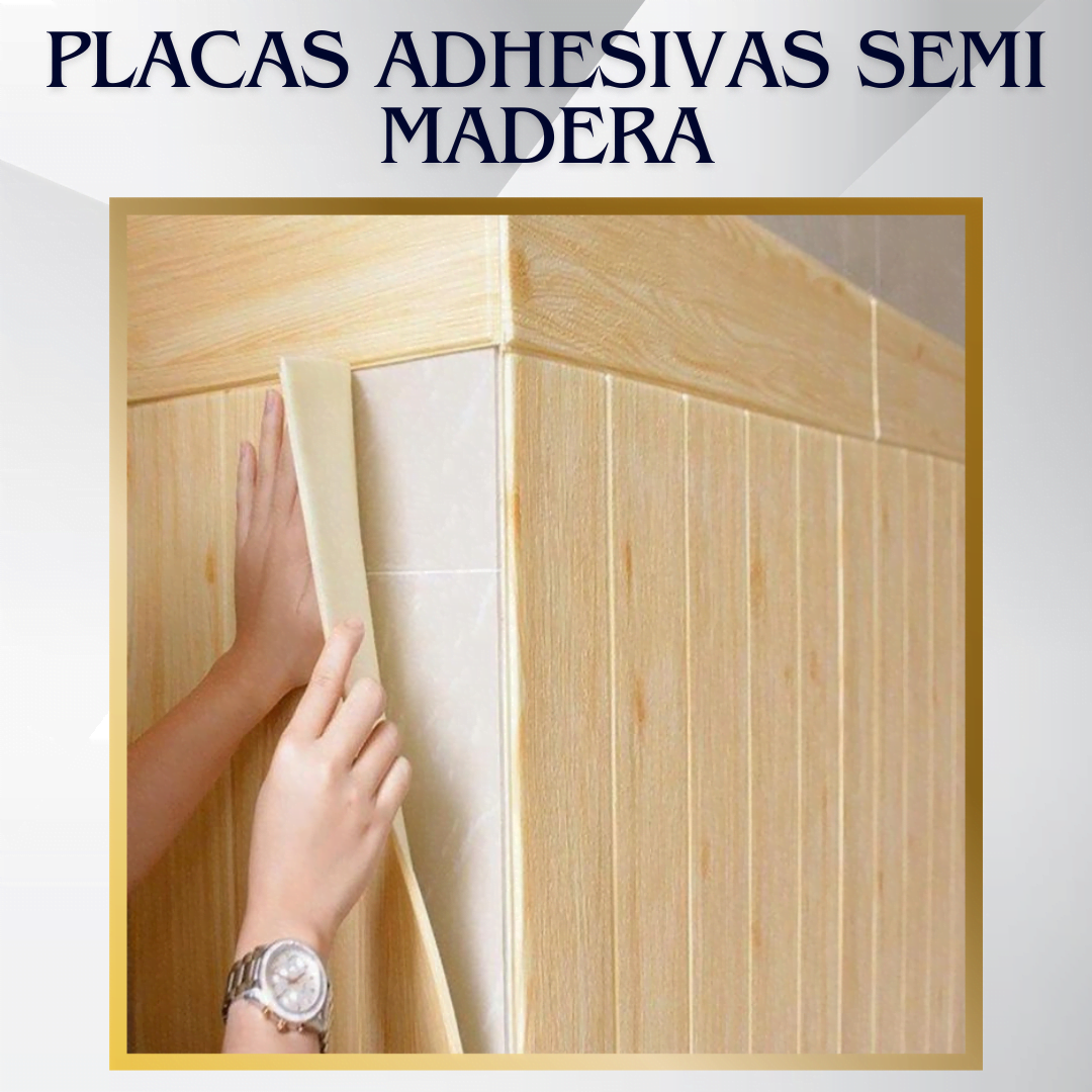 PLACAS AUTOADHESIVAS IMITACION MADERA – Santino Home