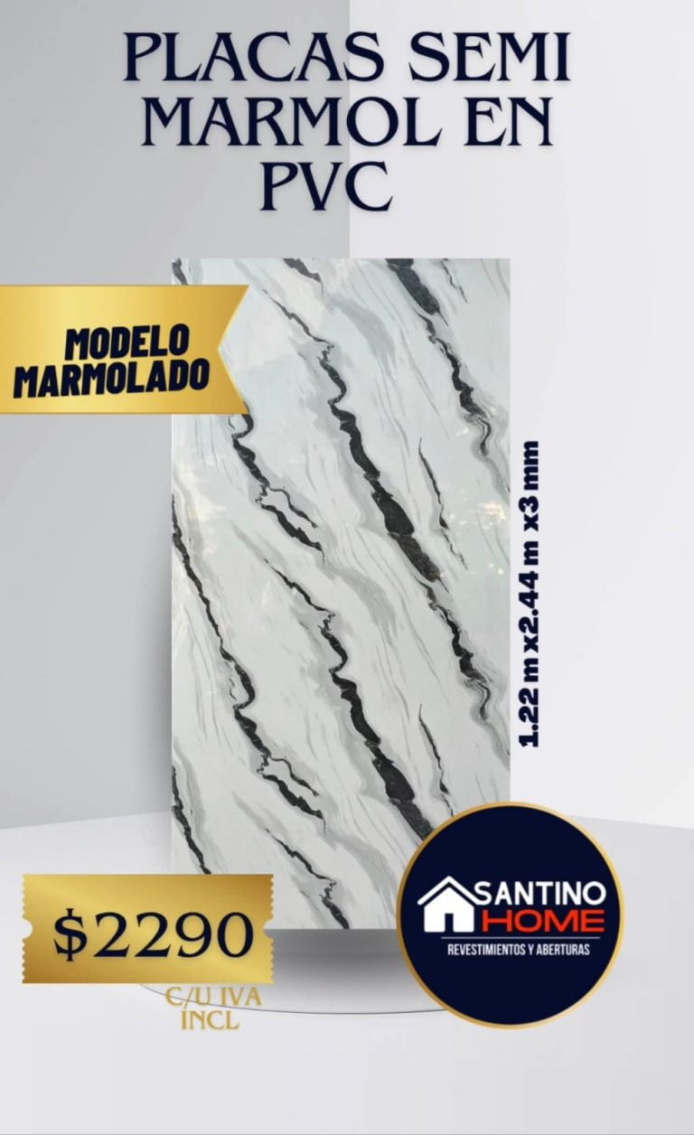 PLACA PVC SIMIL MARMOL GRANDE – Santino Home