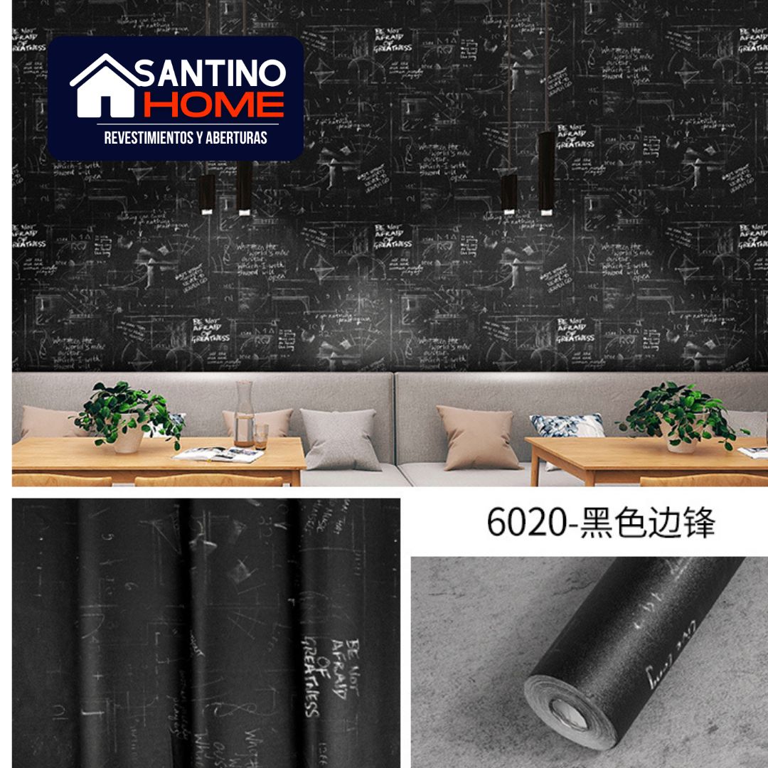 ROLLO NEGRO GRAFITEADO – Santino Home