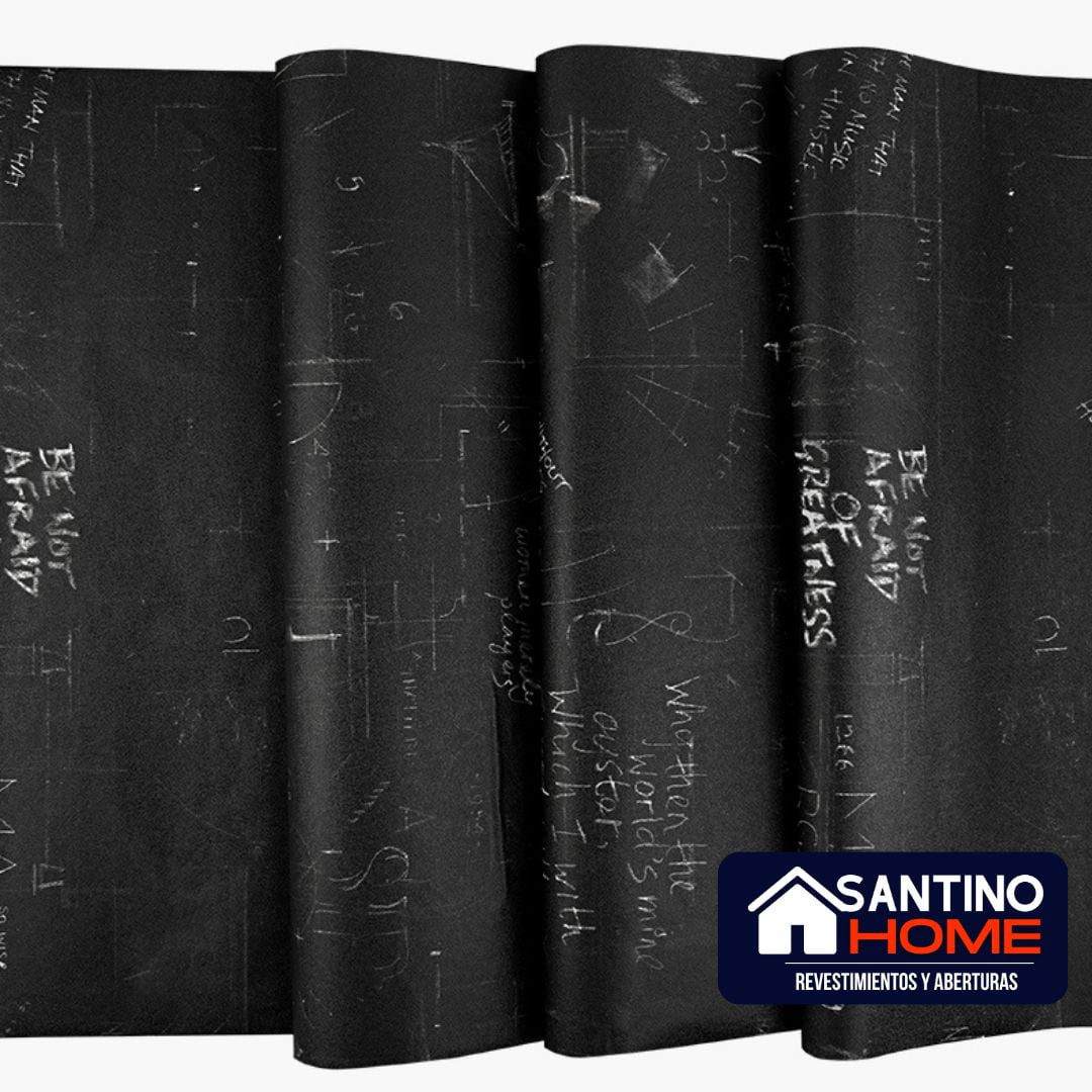ROLLO NEGRO GRAFITEADO – Santino Home